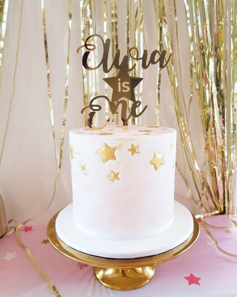 Gold is One Topper | Silver Belle Design