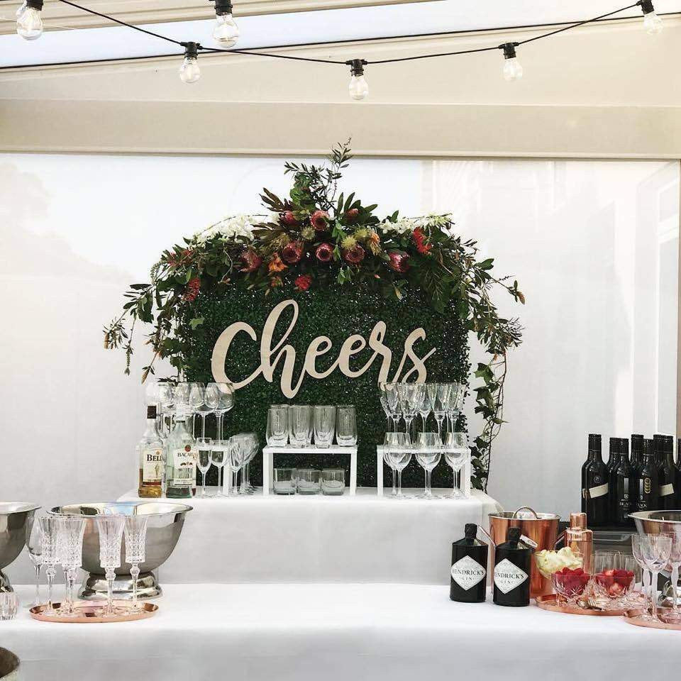 Extra Large Script Signage | Silver Belle Design